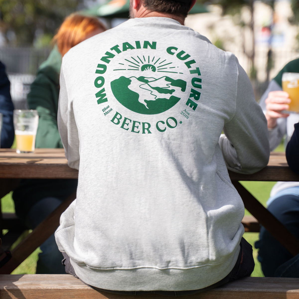 Mountain Range Sweater - Marle Grey – Mountain Culture Beer Co