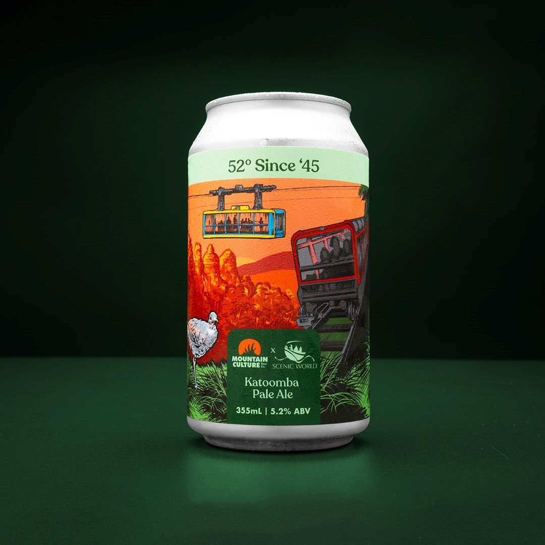 52º since '45 (x Scenic World) - Katoomba Pale Ale – Mountain Culture ...