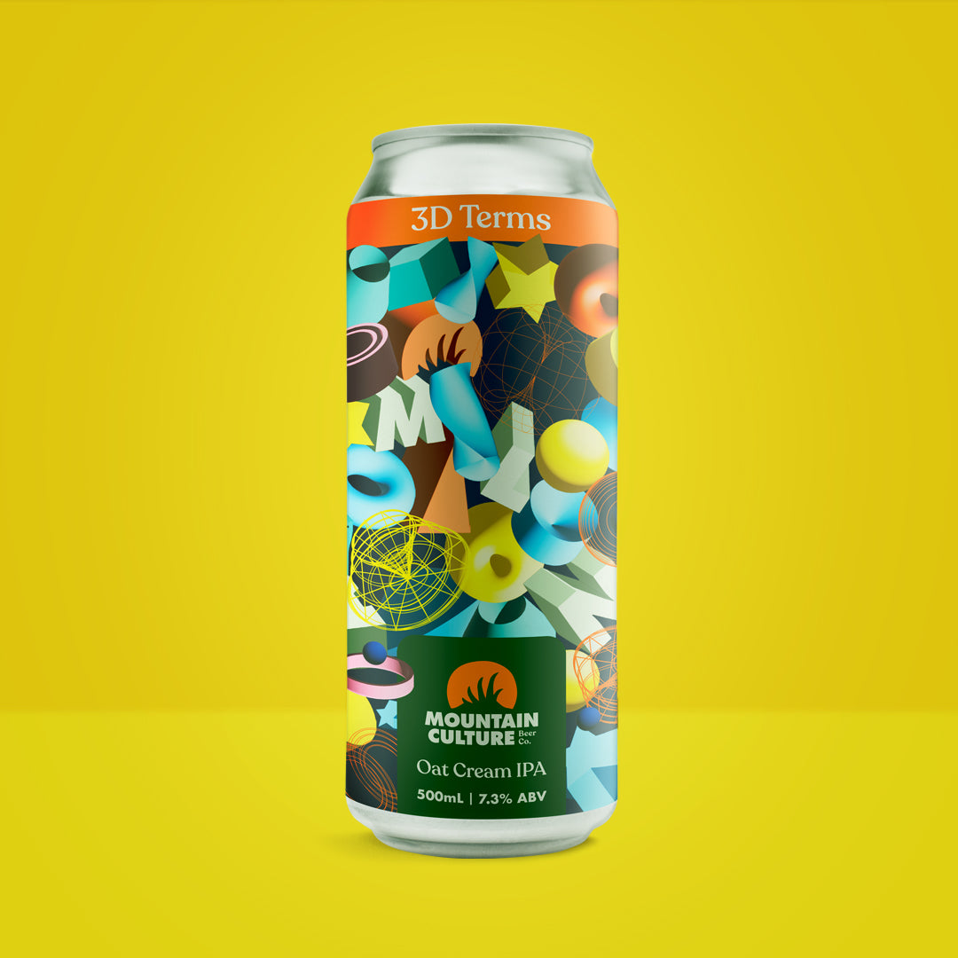 3D Terms - Oat Cream IPA – Mountain Culture Beer Co