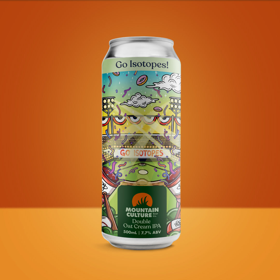 Go Isotopes - Double Oat Cream IPA – Mountain Culture Beer Co