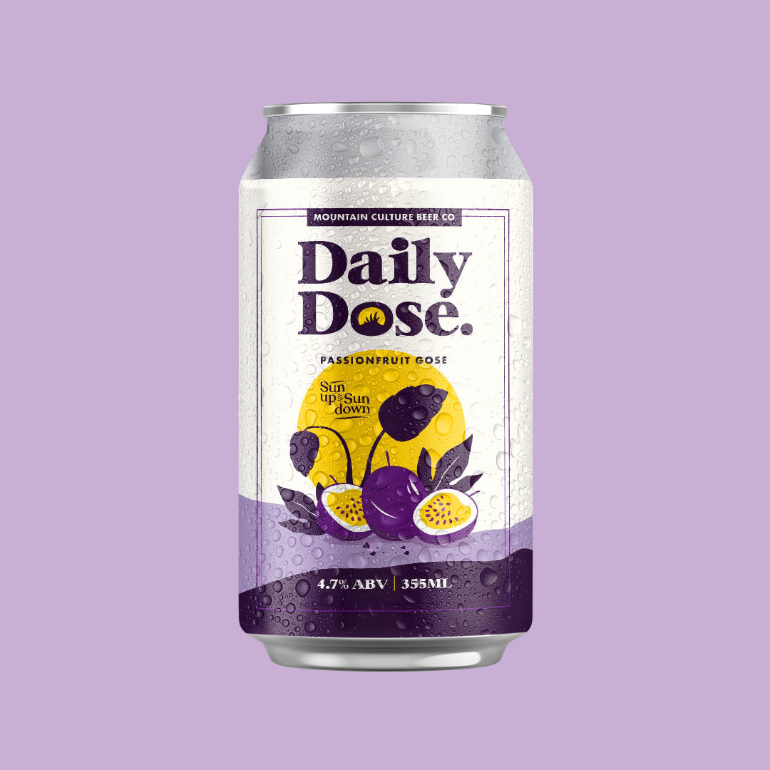 Daily Dose - Passionfruit Gose – Mountain Culture Beer Co
